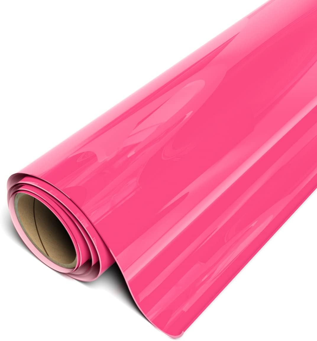Siser Brick 600 Heat Transfer Vinyl 12'' - 3D HTV (Fluorescent Pink ...